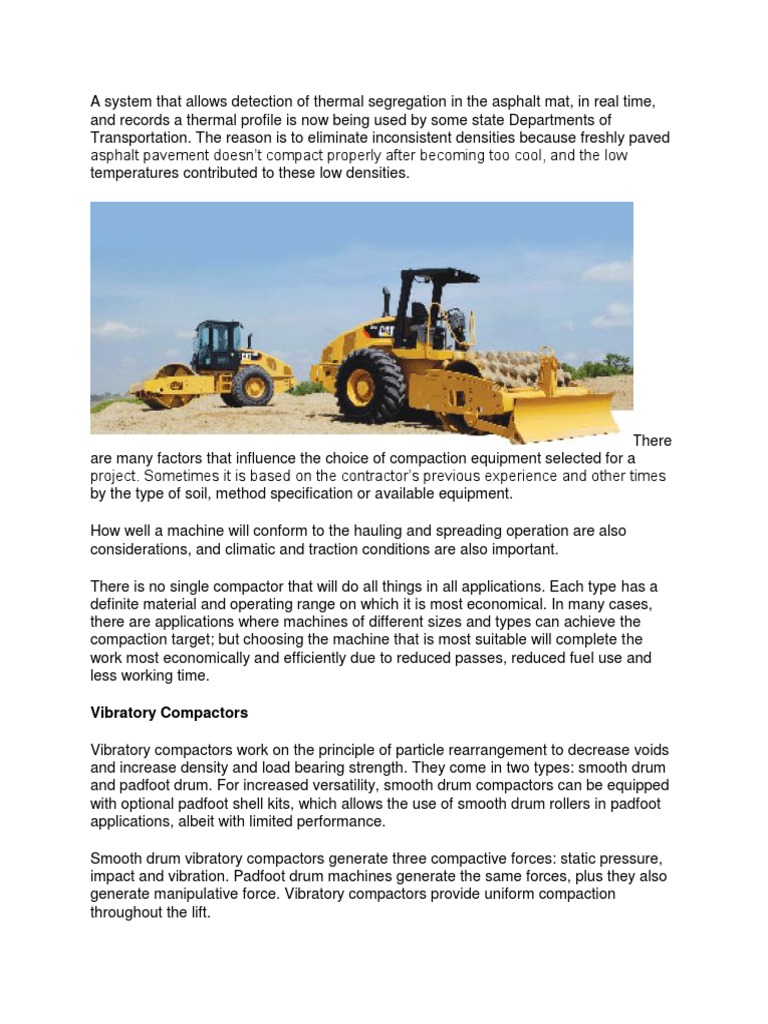 Compactors | PDF | Road Surface | Soil