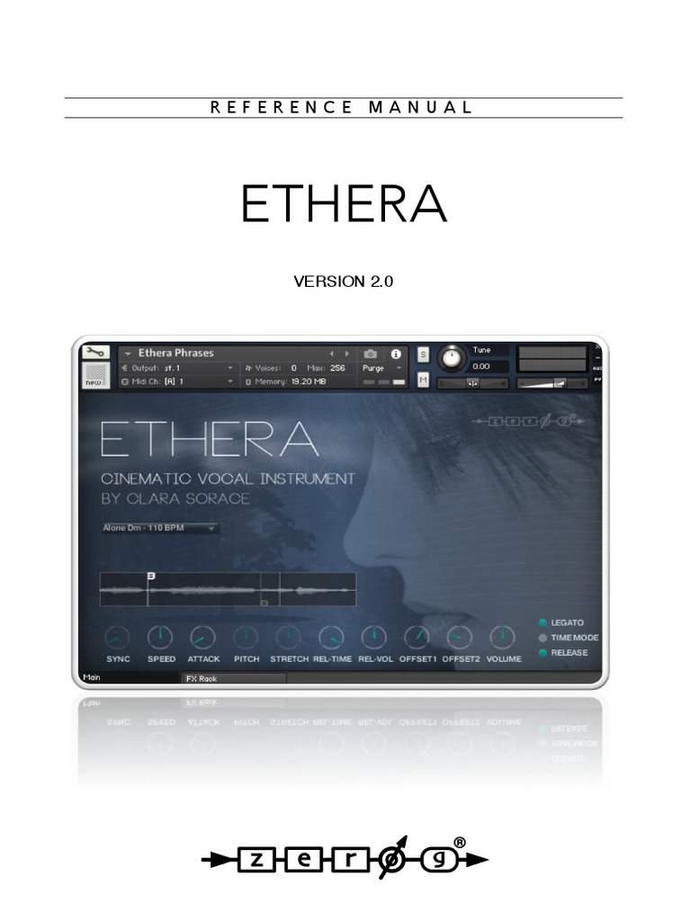 Ethera 2.0 Reference Manual | PDF | Synthesizer | Sound Recording