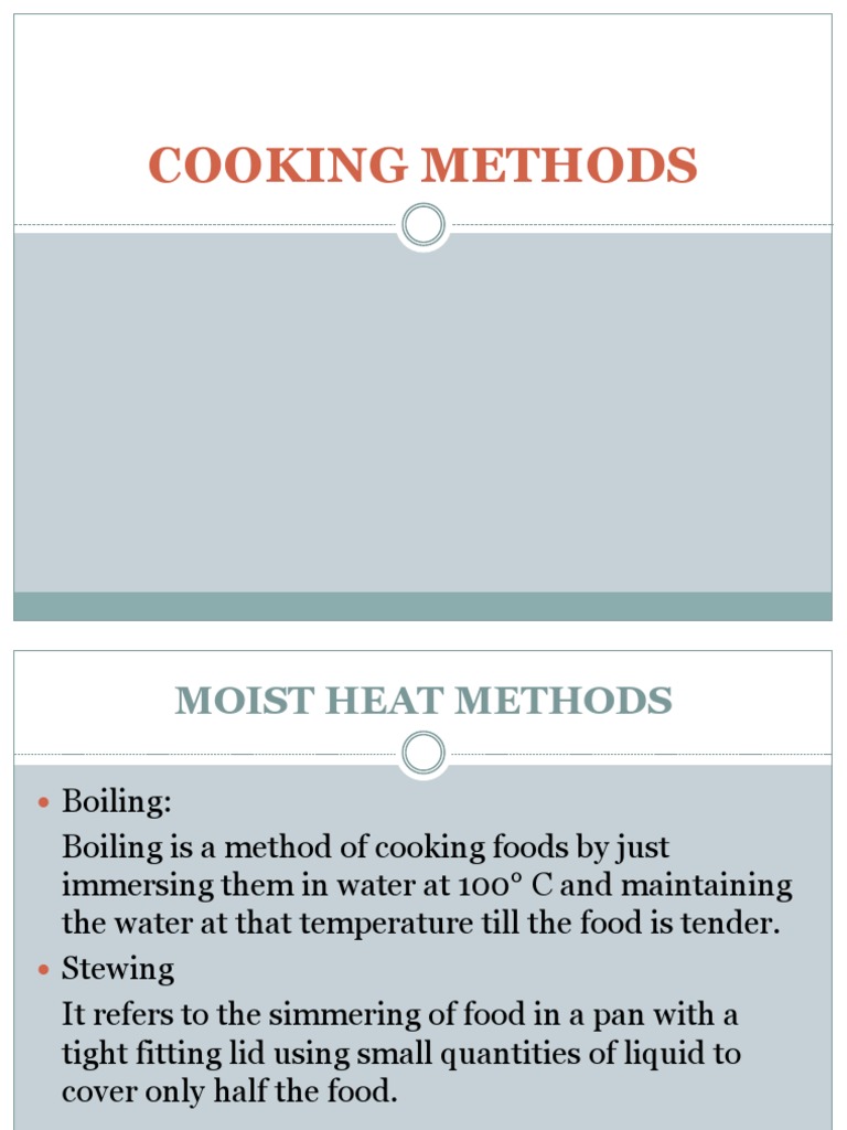 Cooking | PDF