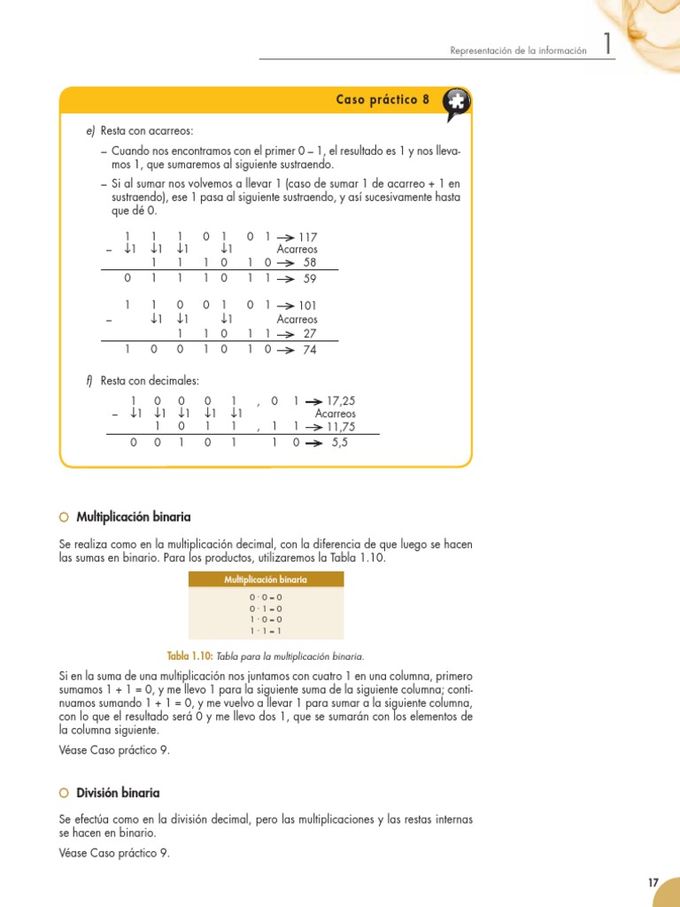 p11 PDF | PDF | Sustracción | Codificaciones