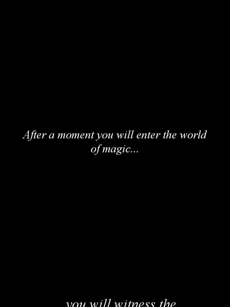 Magic Mind Reading Trick | PDF
