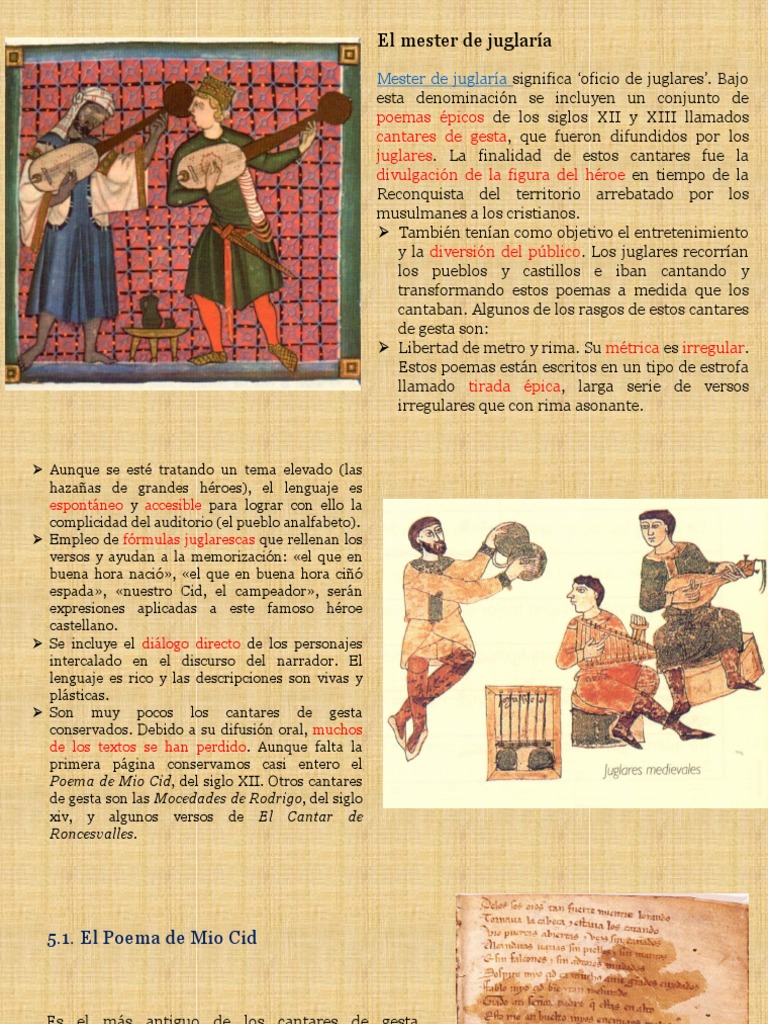 La Lírica Culta y La Prosa de Los Siglos XIII y XIV | PDF | Literatura ...