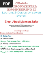 Lecture 5-Calculation of Invert Levels: Significance | PDF | Sanitary Sewer | Nature