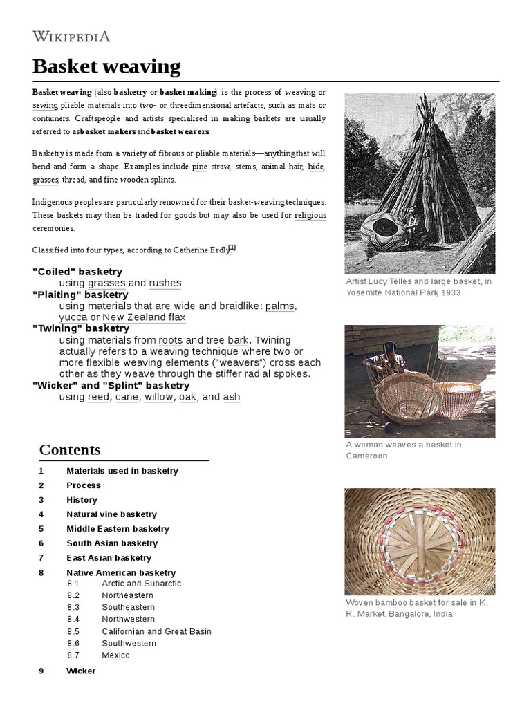 Basket Weaving | PDF | Basket Weaving | Crafts