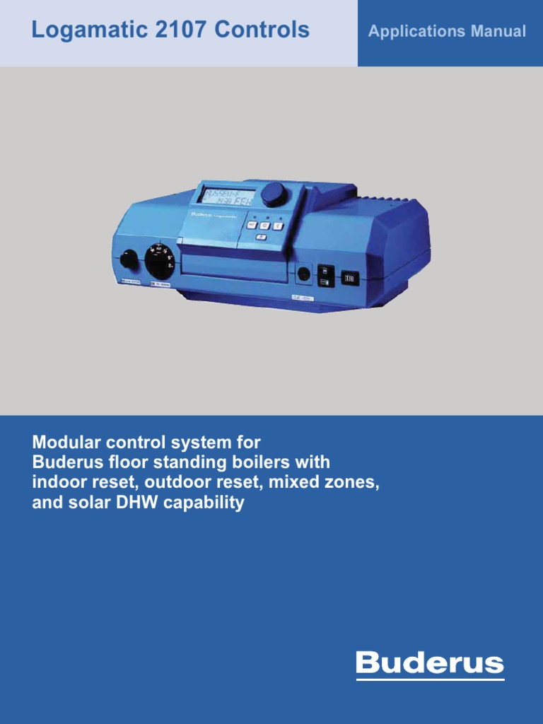 Logamatic 2107 Controls Applications Manual 06 2010 US US US | PDF ...