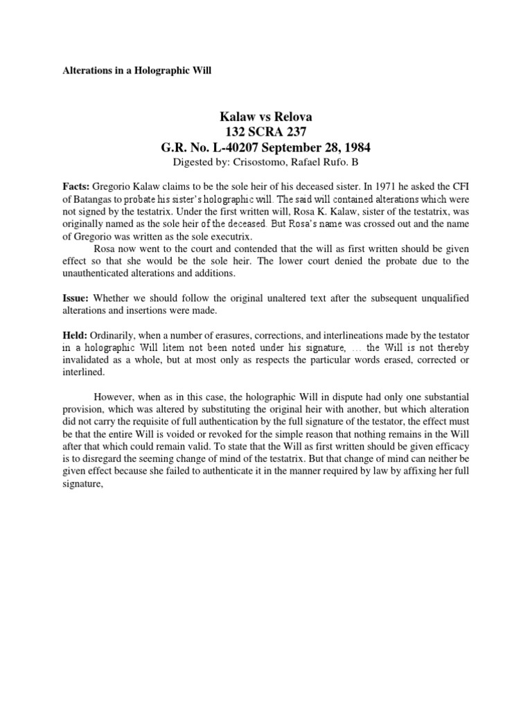 Kalaw Vs Relova | PDF