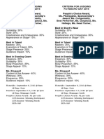 Mr. & Ms. KASUROG CARE 2020 Program | PDF | Fashion | Clothing