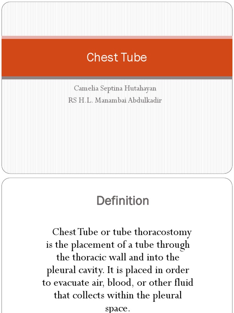 Chest Tube Placement Guide | PDF | Pulmonology | Medical Specialties