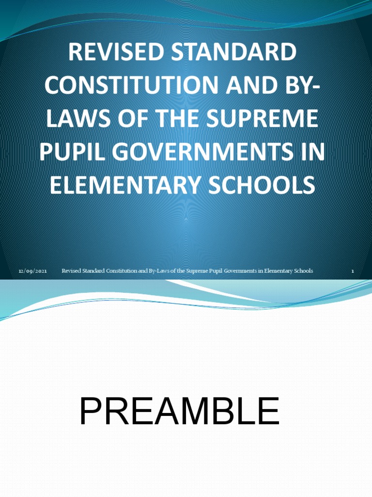 Revised Standard Constitution and By-Laws of The Supreme | PDF ...