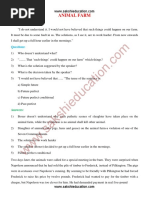 Animal Farm Chapter 7 - 8 ESTE | PDF