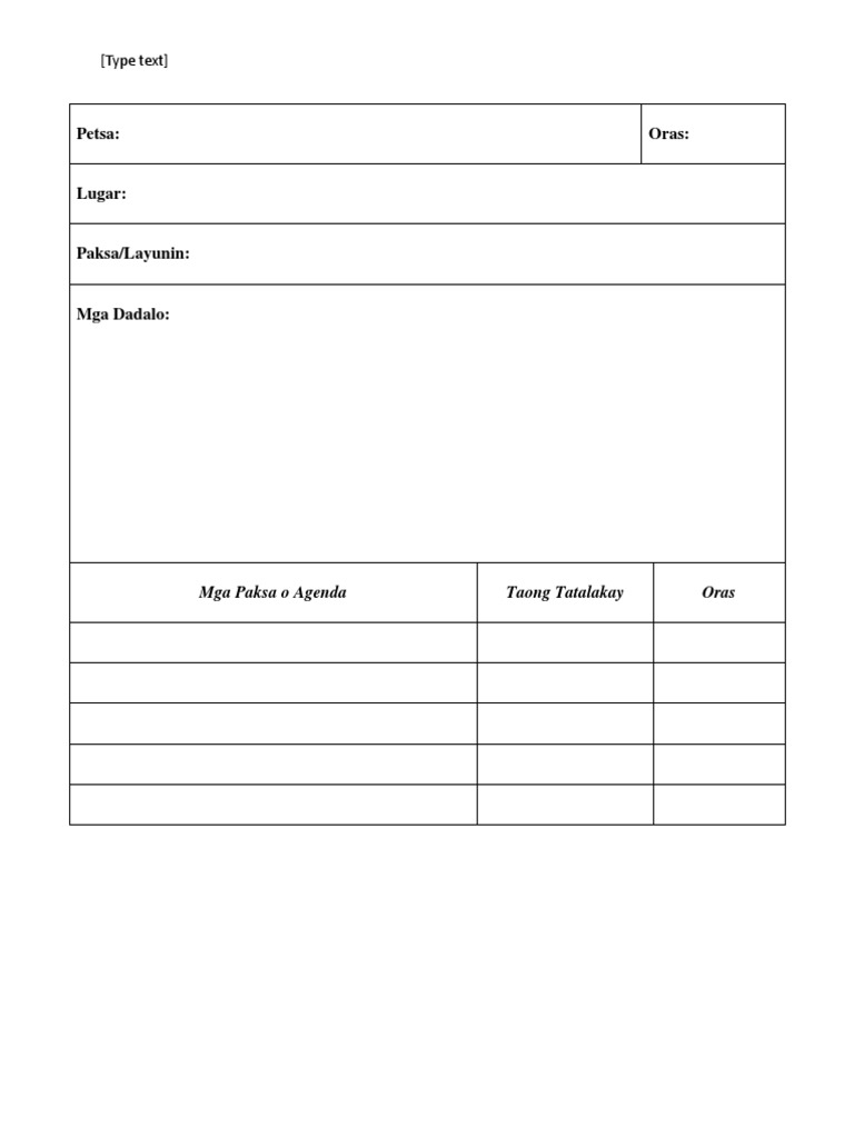 Adyenda Format | PDF