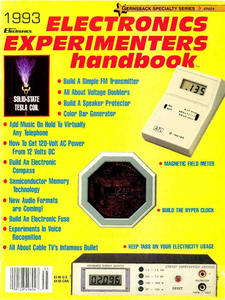Electronics Experimenters Handbook 1993 | PDF | Fuel Cell | Hydrogen Electronics Experimenters Handbook 1993 | PDF | Fuel Cell | Hydrogen