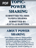 Class 10 Power Sharing Ppt | PDF