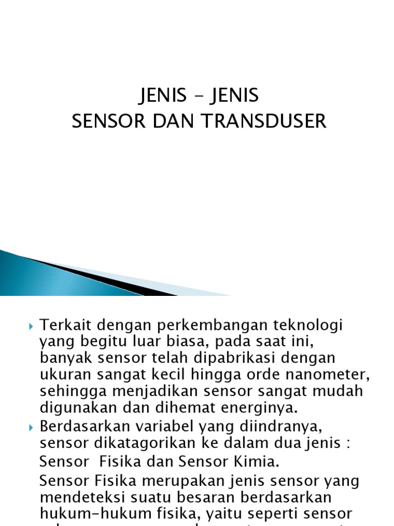 Jenis Sensor | PDF
