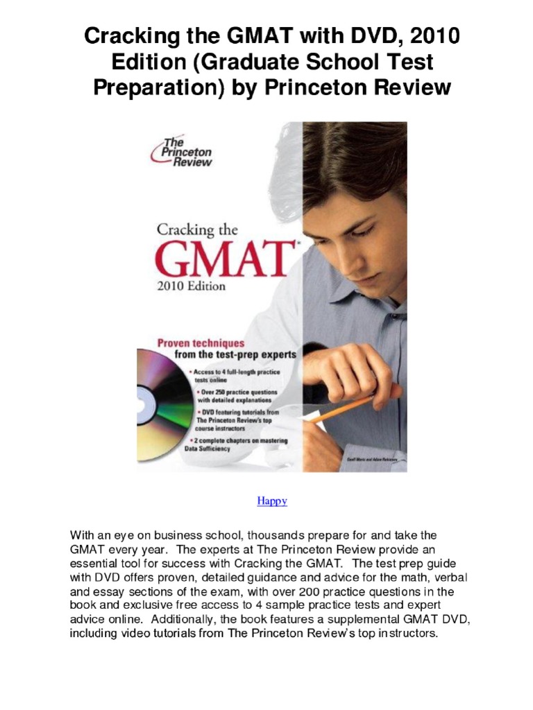Cracking The GMAT | PDF | Graduate Management Admission Test | Student ...