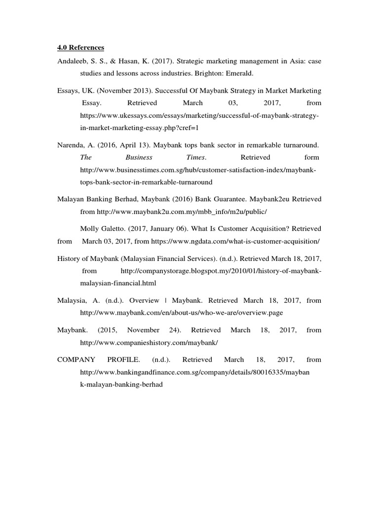 4.0 References: The Business Times | PDF