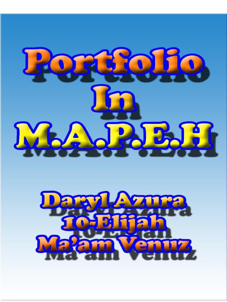 MAPEH Portfolio | PDF