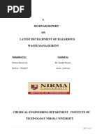Form 3 | PDF | Waste Management | Hazardous Waste