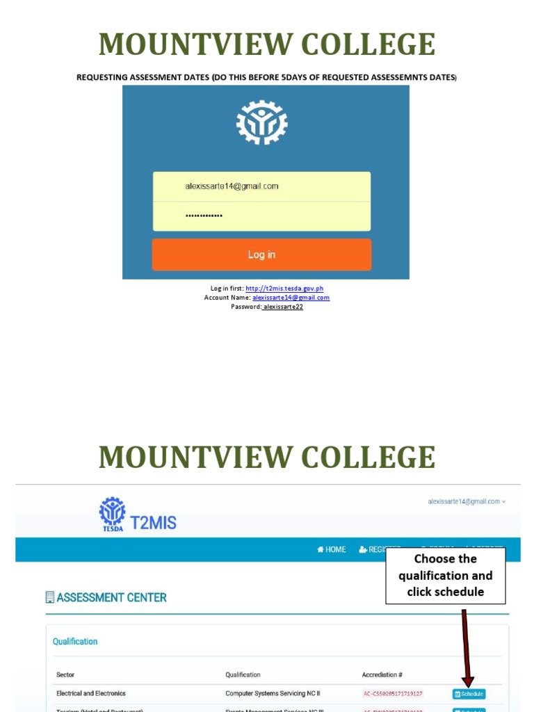 Assessment in T2mis | PDF