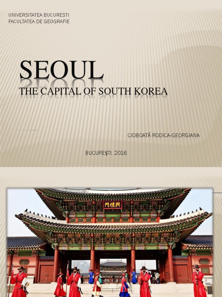 Seoul, the Capital of South Korea | PDF