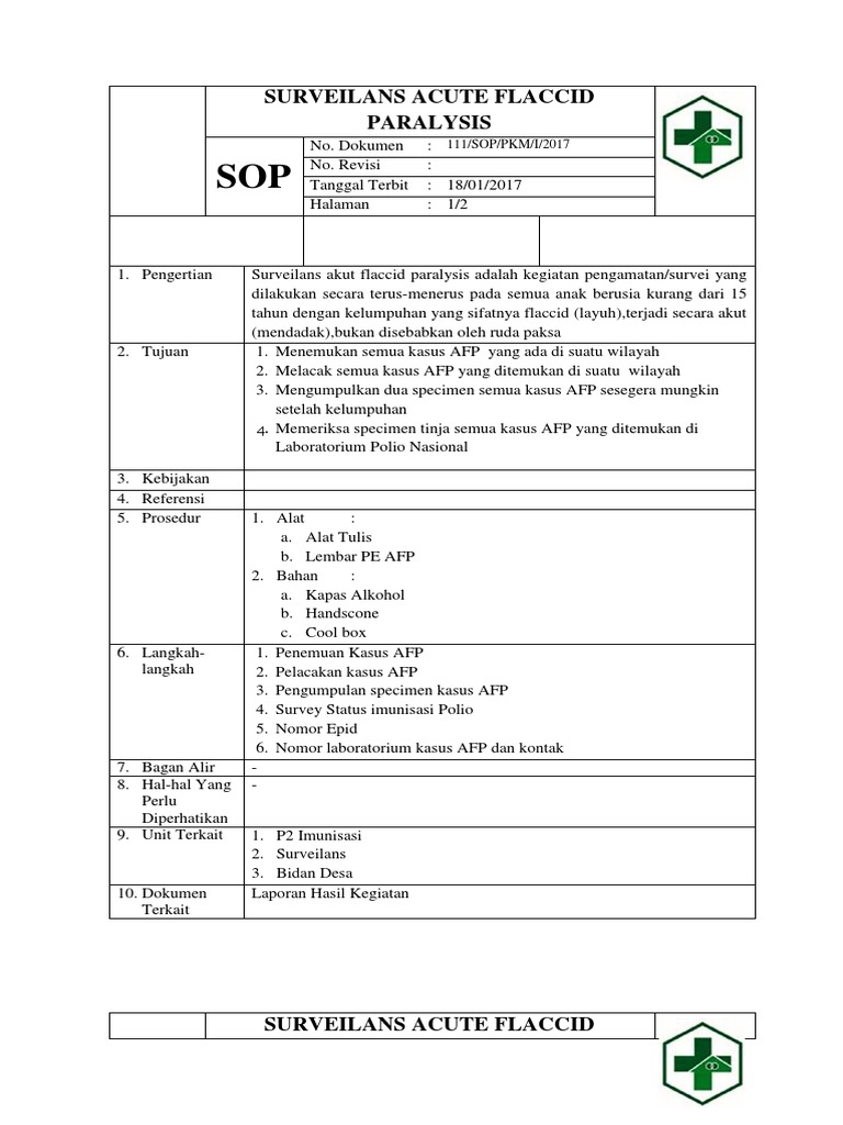 Sop Afp | PDF