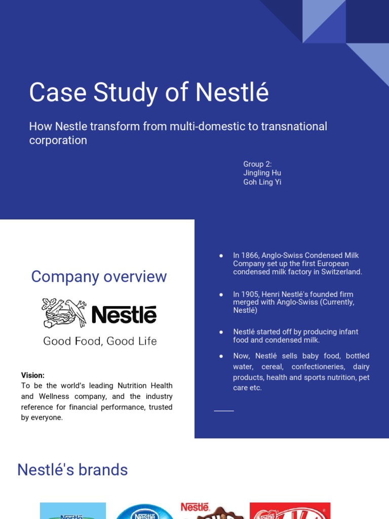 26E03200 Group 2_Nestle.pdf | Nestlé | Organizational Structure