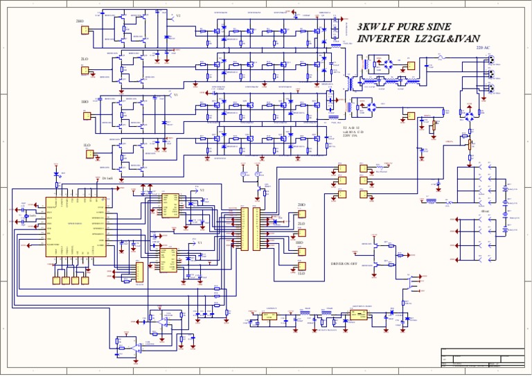 Power Inverter 3kw Schematics
