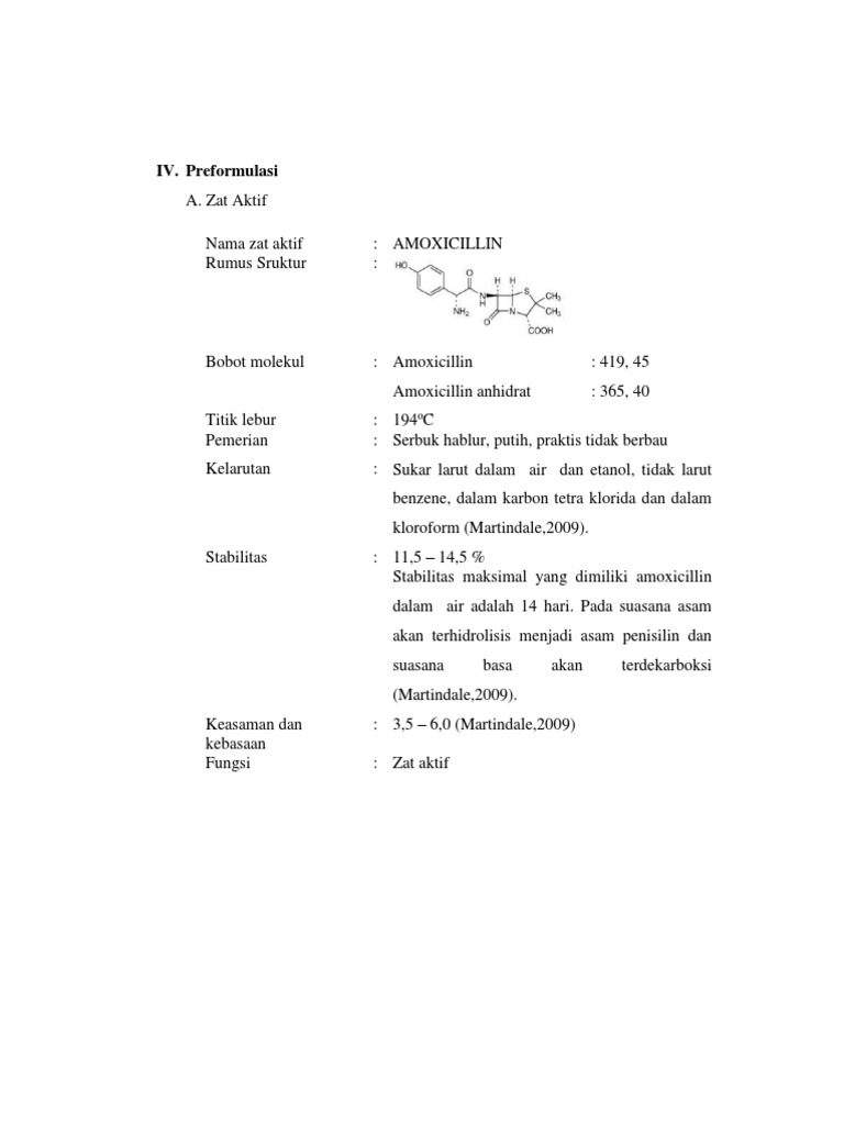Preformulasi Print | PDF