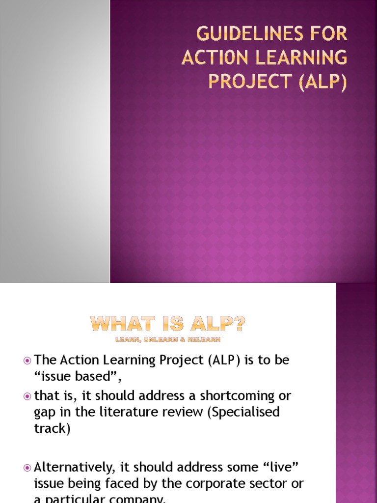 ALP Presentation | PDF | Mentorship | Applied Psychology
