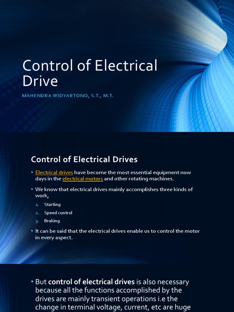 Control of Electric Drives Systems | PDF | Power Inverter | Power ...