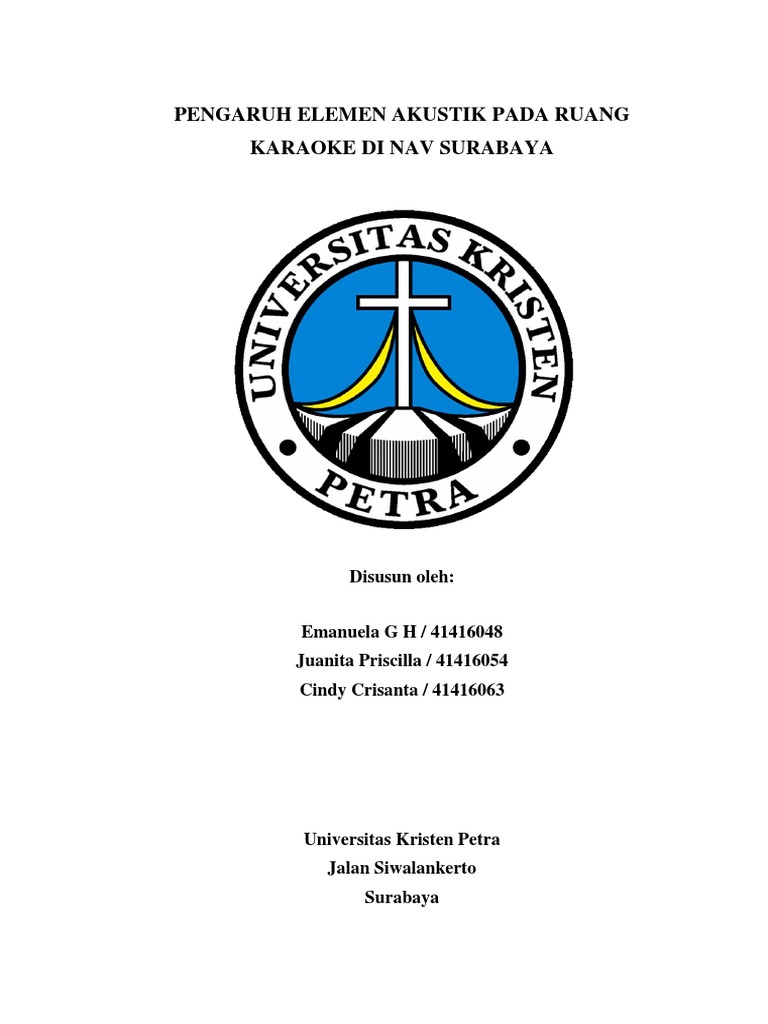 Pengaruh Elemen Akustik Pada Ruang Karaoke | PDF | Seni | Teknologi ...
