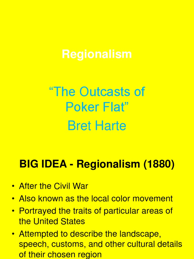 Regionalism and Bret Harte | PDF | Free Will