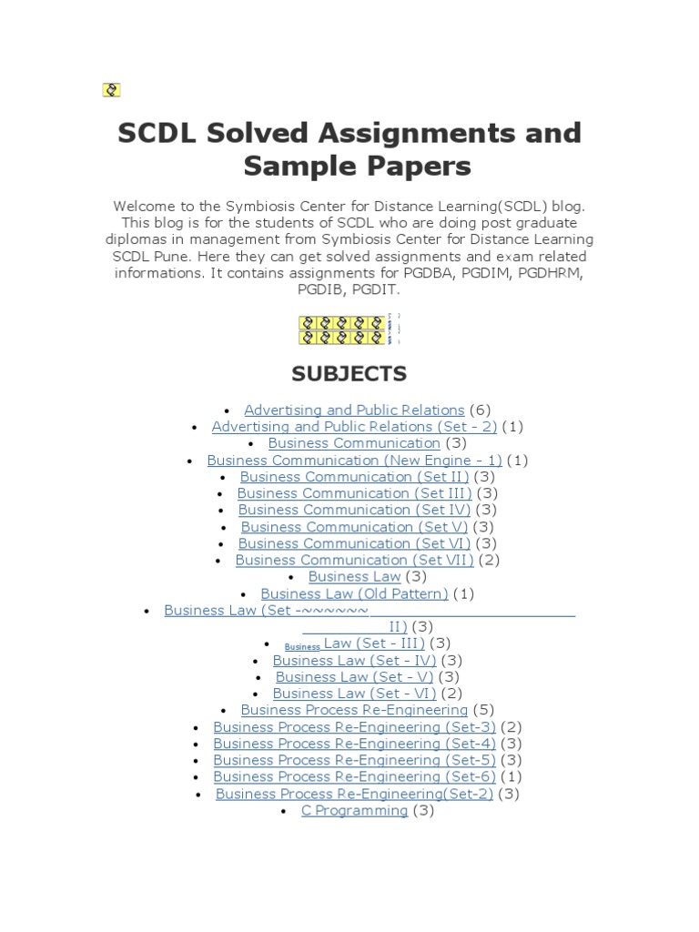 SCDL Solved Assignments and Sample Papers | PDF | Management Information System | Retail
