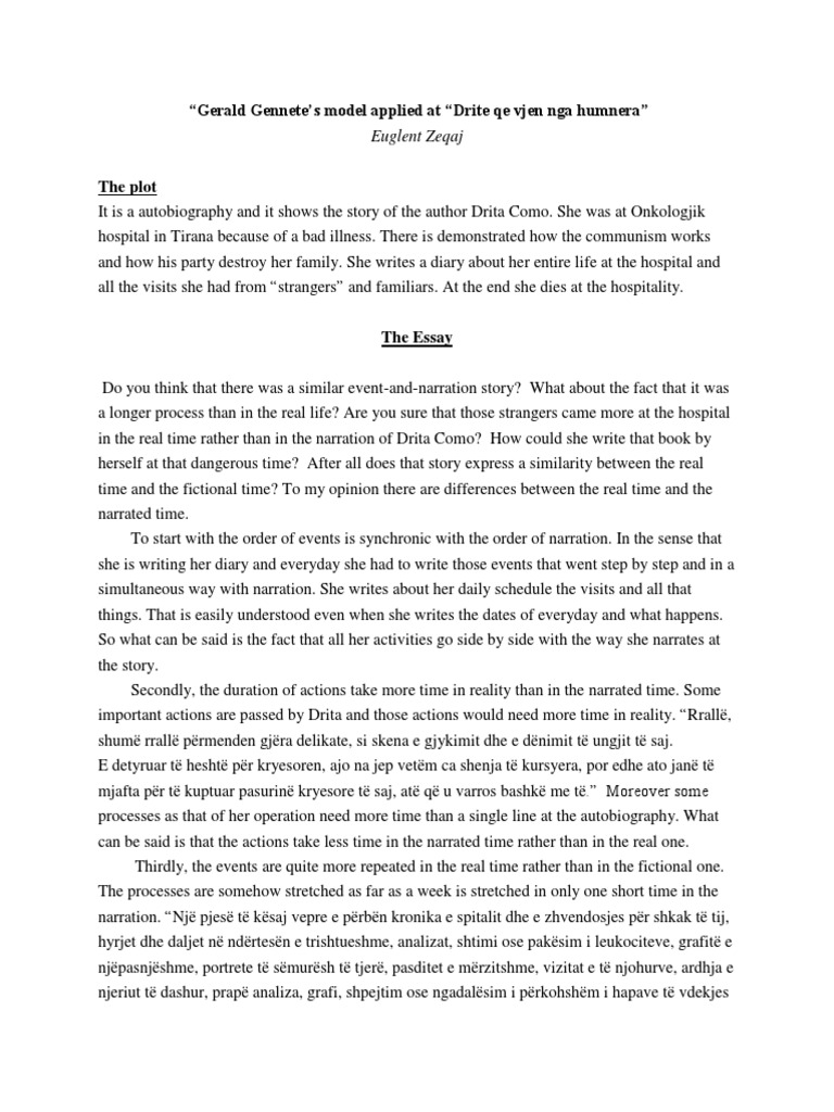 Gerald Gennete's Model Applied at Gerald Gennete's Model Applied at