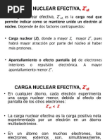 Carga Nuclear Efectiva-Reglas de Slater | PDF | Física moderna | Física ...