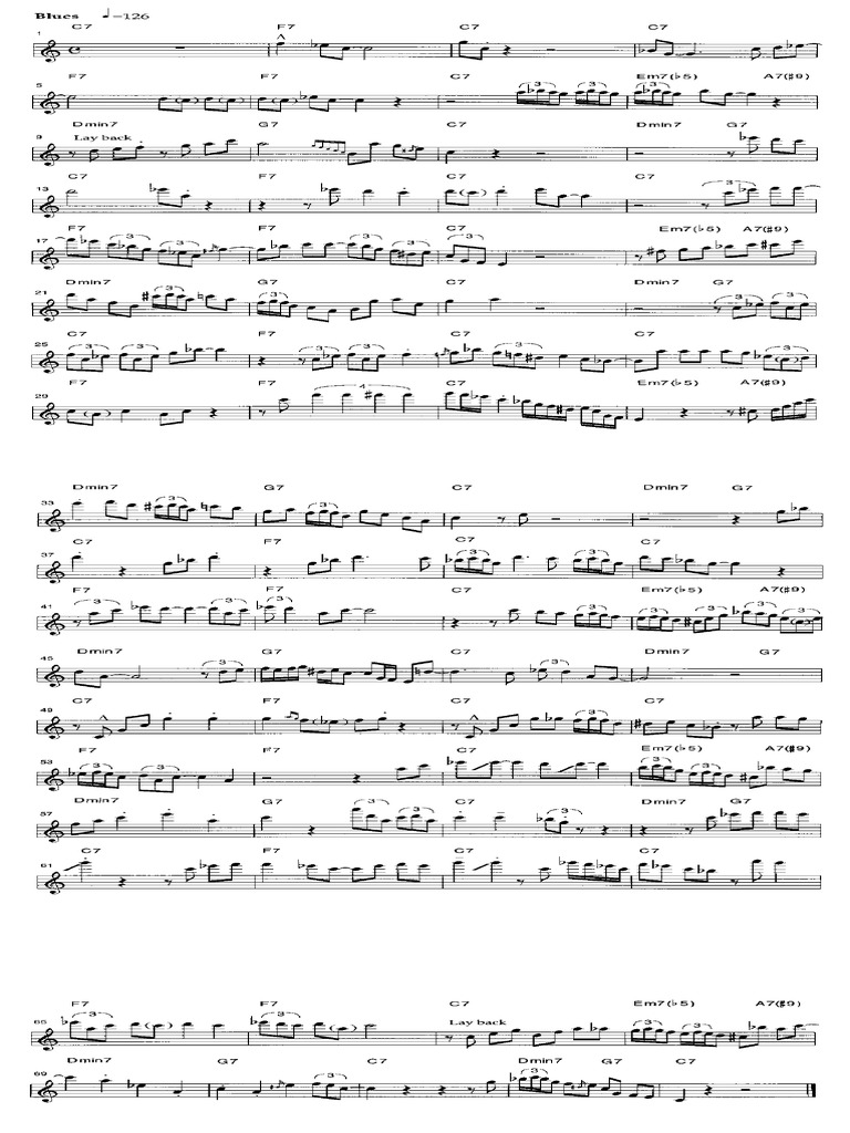 Stanley Turrentine - Cherry Point T+ | PDF