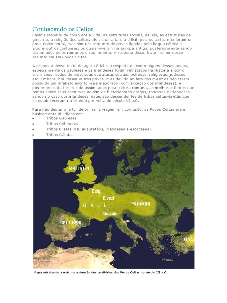 Conhecendo Os Celtas | PDF | Celtas | Druida