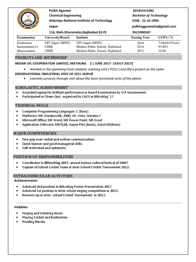 Pulkit PDF Resume | PDF