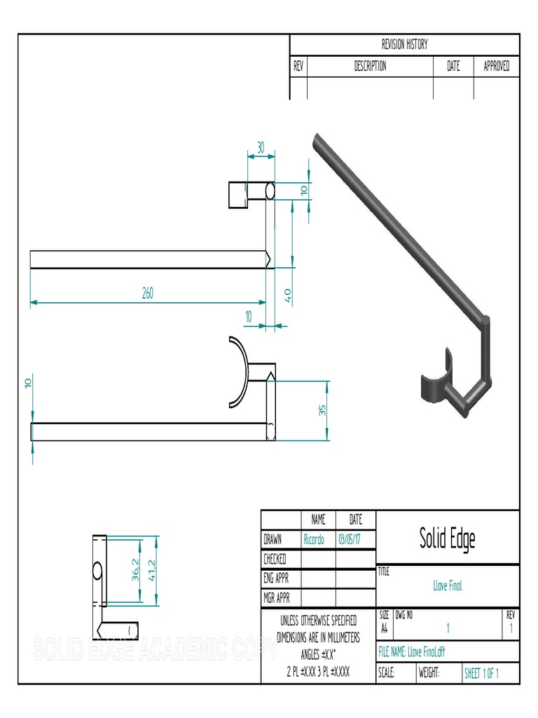 Technical Drawing Specifications | PDF