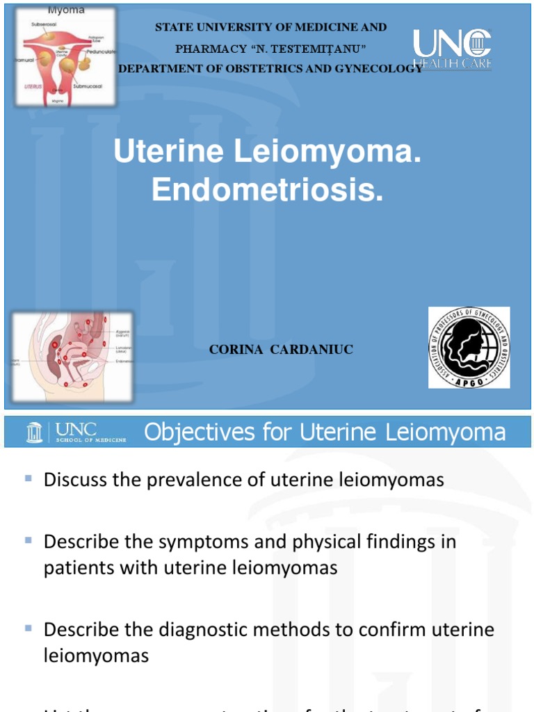 Uterine Leiomyoma.endometriosis. | Gynaecology | Women's Health