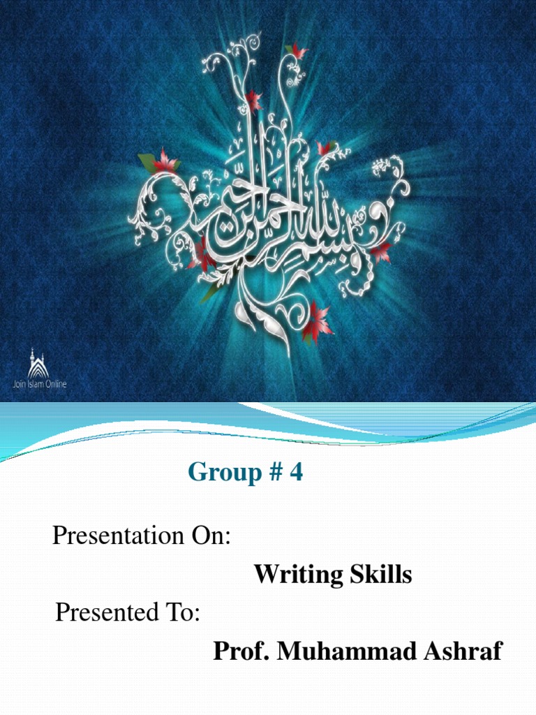 Writing Skills Presentation | PDF | Paragraph | Narrative