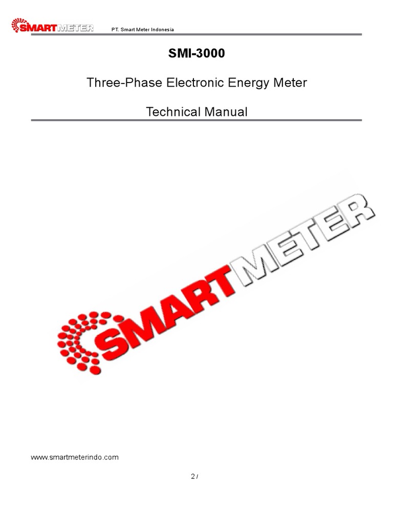 Manual Book SMI-3000 | PDF | Accuracy And Precision | Electrical ...