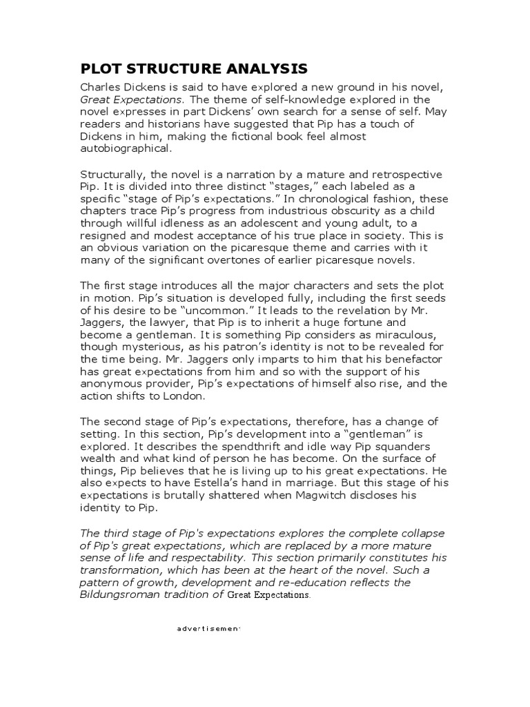 Plot Structure Analysis | PDF | Great Expectations | Estella (Great ...