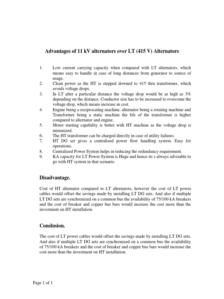 LT Vs HT | PDF