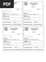 Travel Order Form | PDF | Philippines | Government