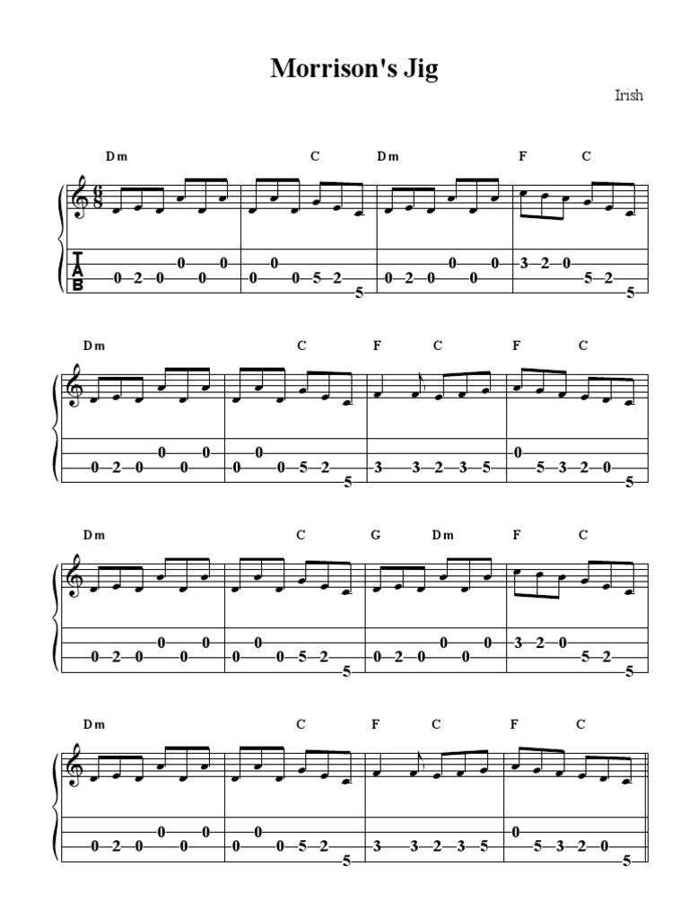 Morrisons Jig - Mandolin | PDF