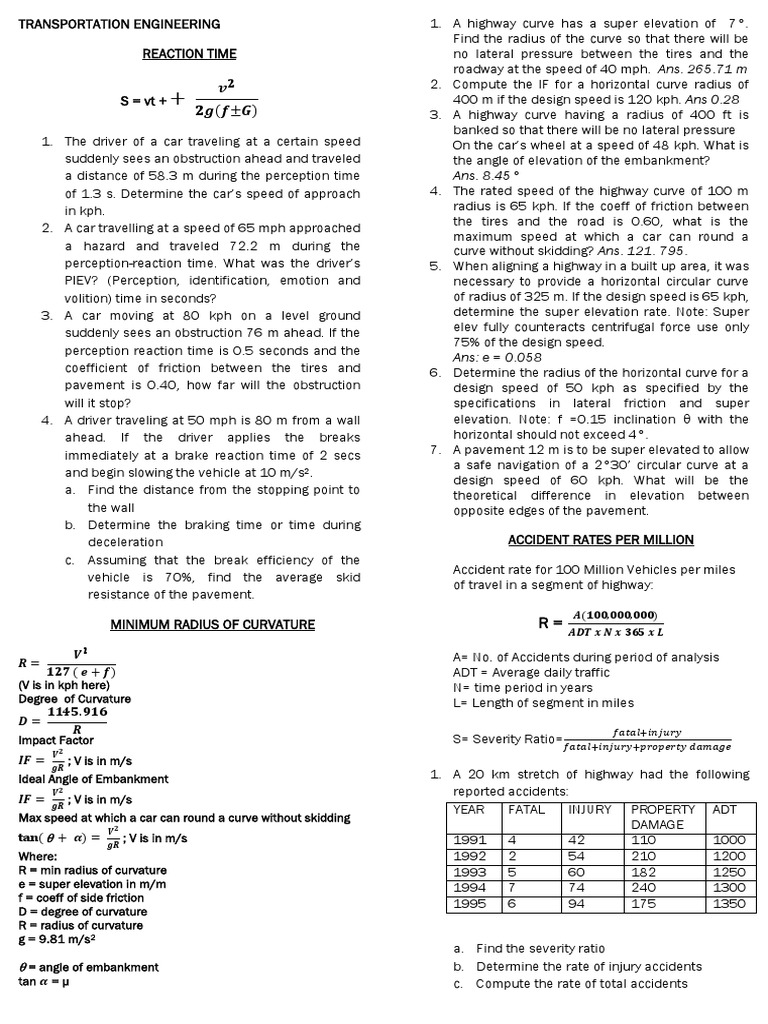 HANDOUT12 | PDF | Transport | Mechanical Engineering