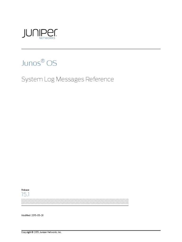 Syslog Messages Pdf Router Computing Routing