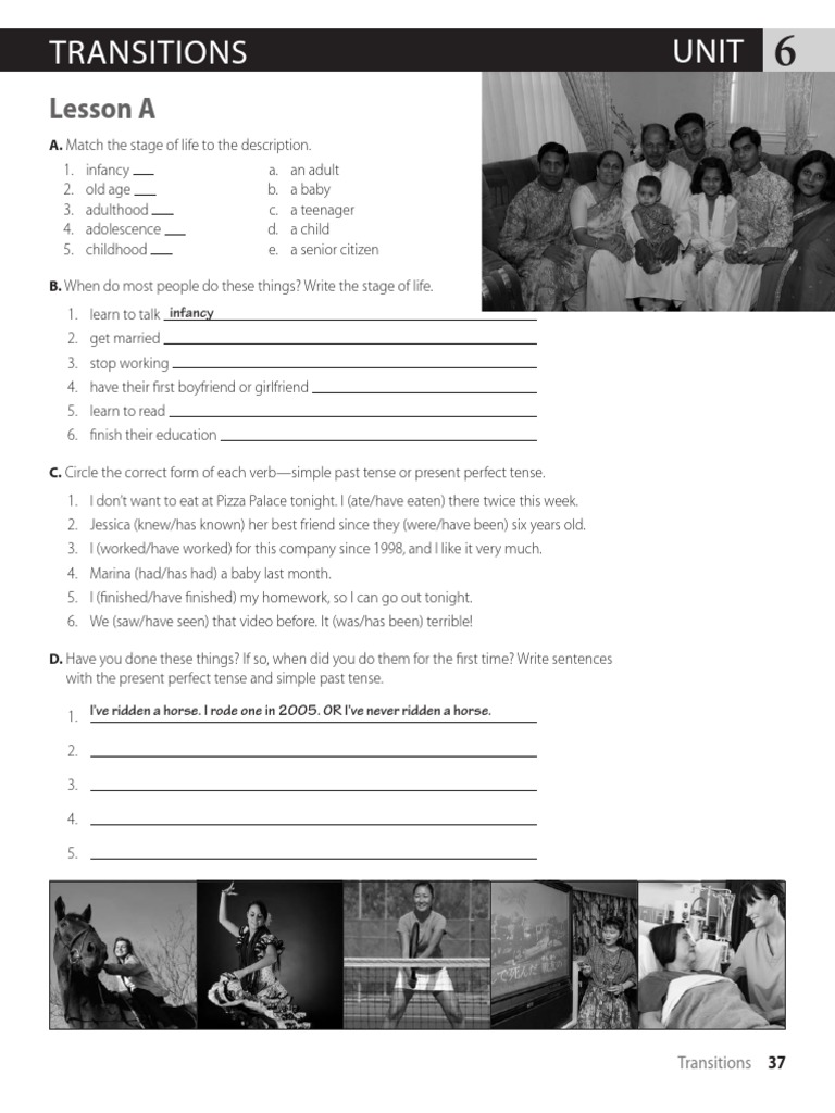 Unit 6: Celebrating Life Transitions | PDF