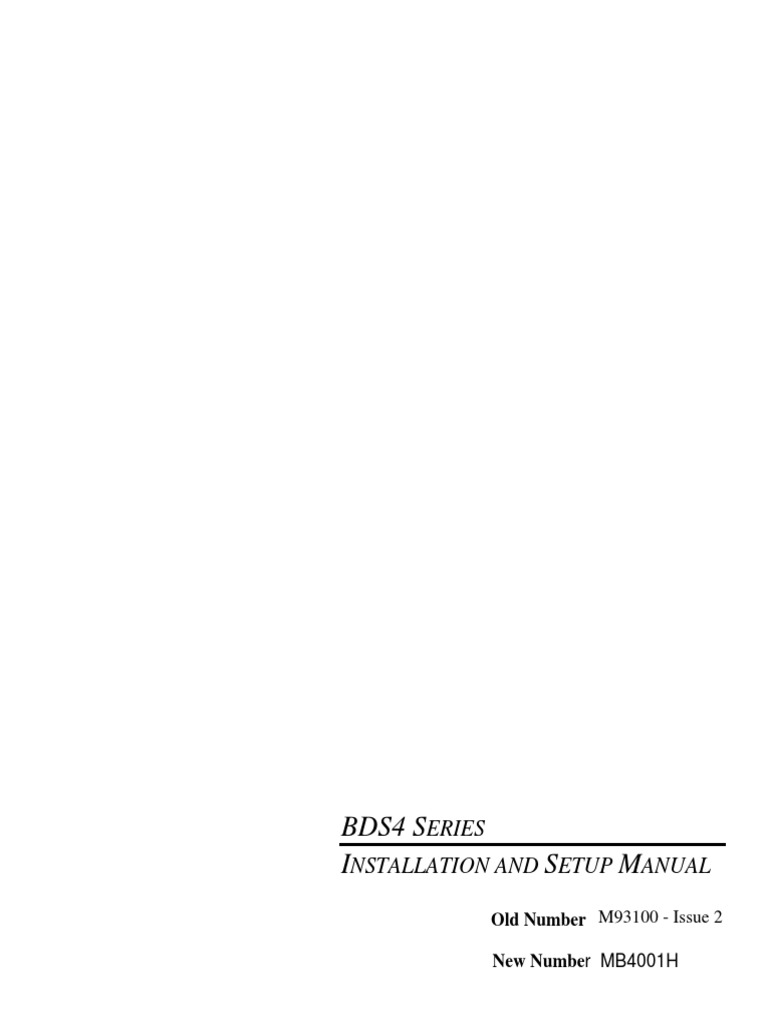 BDS4 Install | PDF | Electric Motor | Electronic Circuits